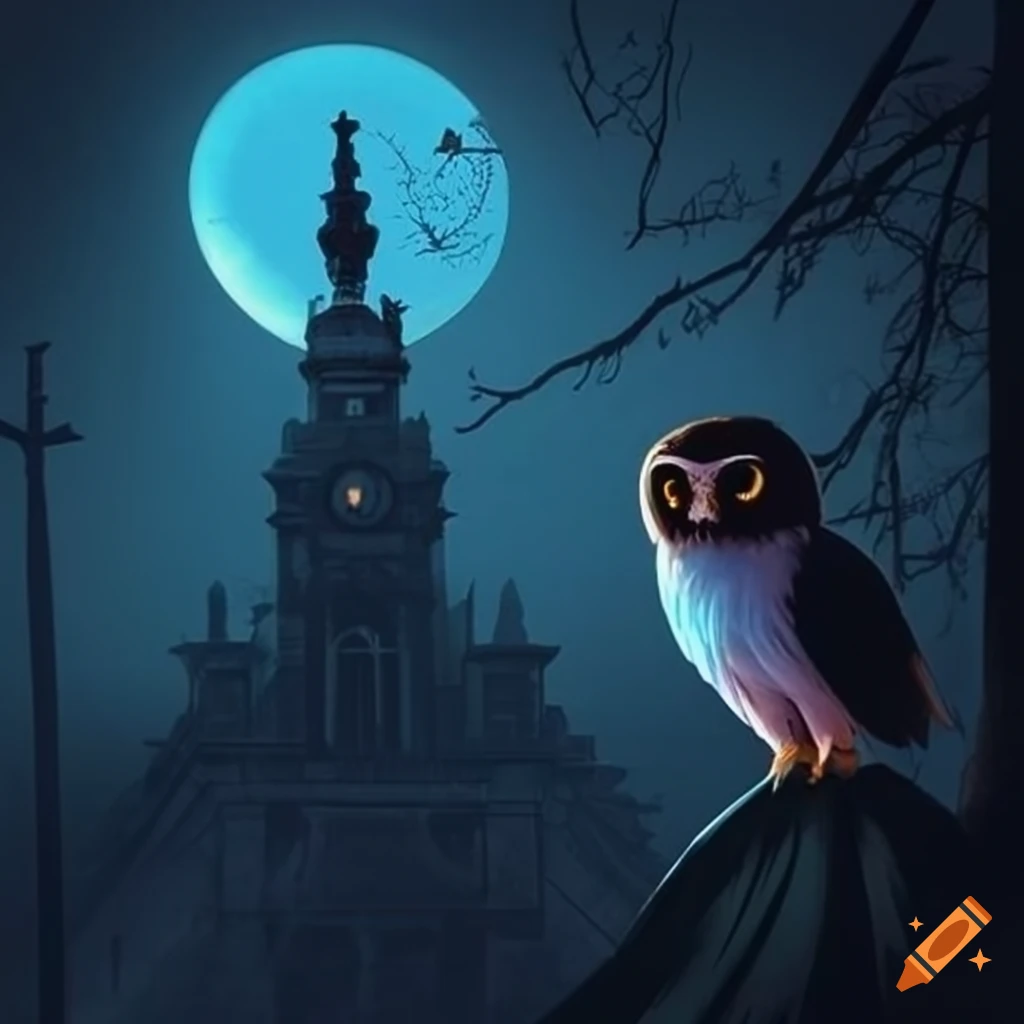 Night owl on Craiyon