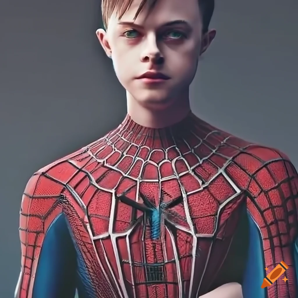 Dane dehaan as spiderman in hd and 4k resolution on Craiyon