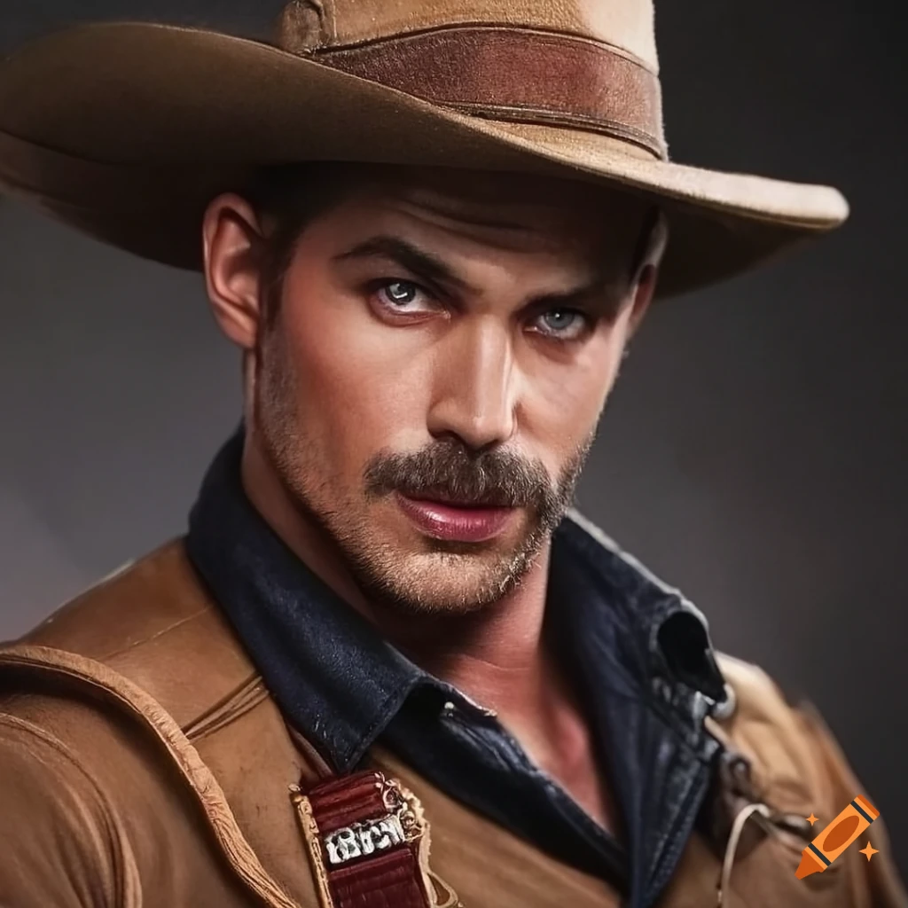 Hyperrealistic male sheriff portrait on Craiyon