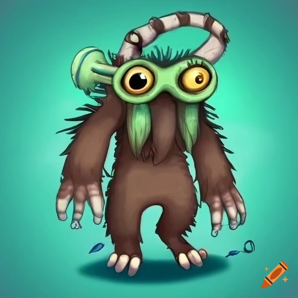 Monster playing a themed string instrument in My Singing Monsters art ...