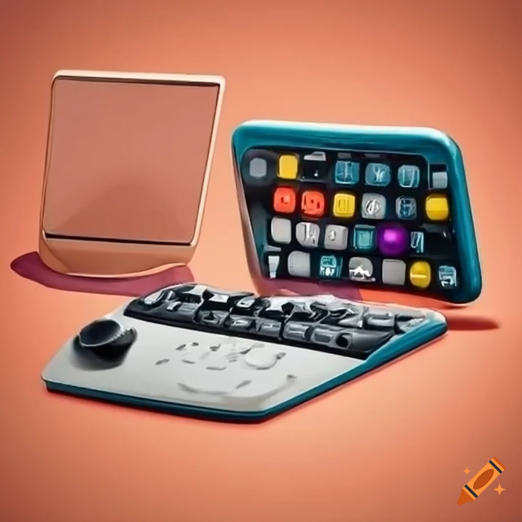 Device with numerous controls and buttons on Craiyon