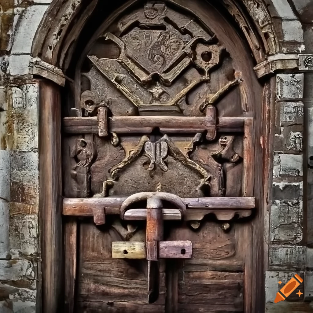 Medieval lock on Craiyon