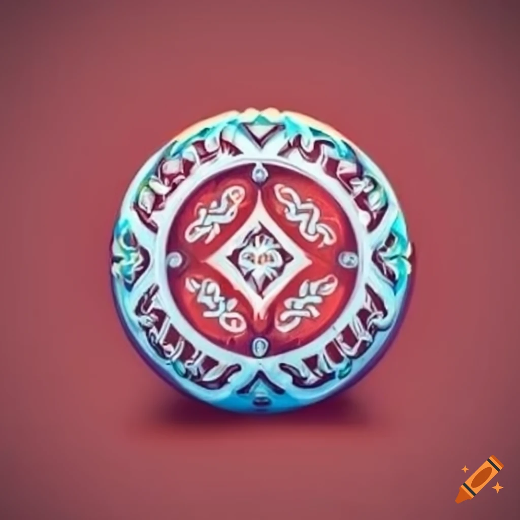 Slavic-style protection symbol in watercolor style on Craiyon