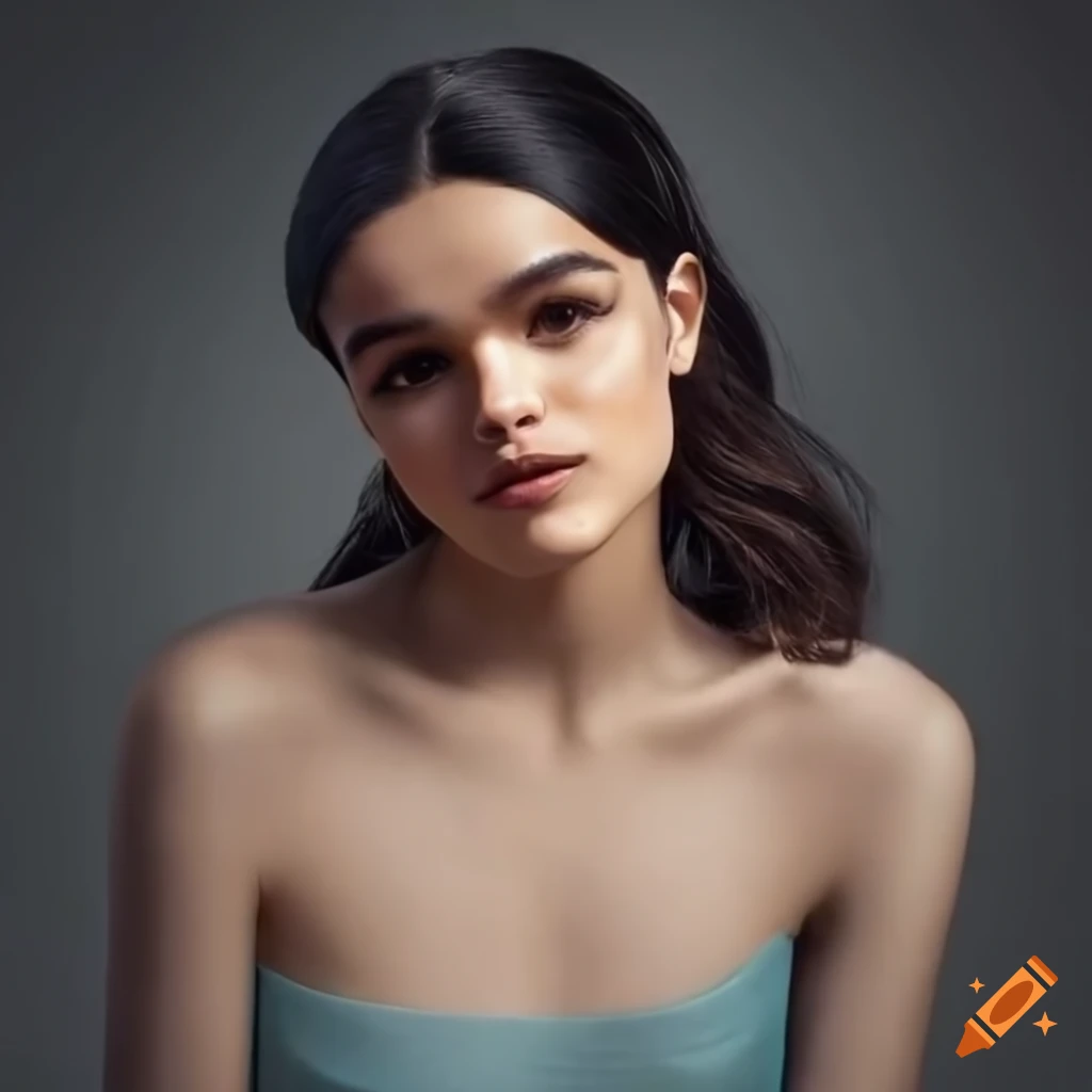 Detailed high resolution portrait of rachel zegler with distinctive facial features on Craiyon