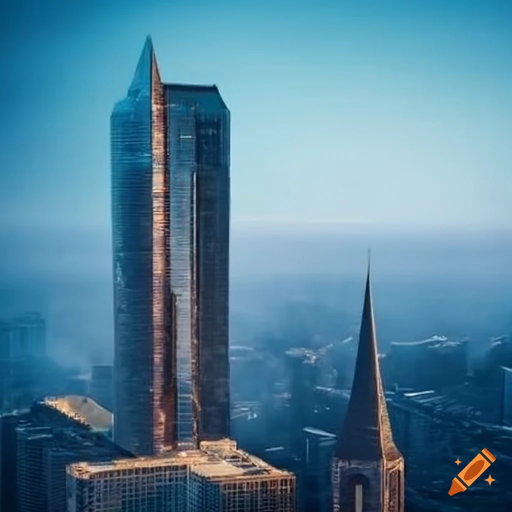 Three lakeway tower on Craiyon