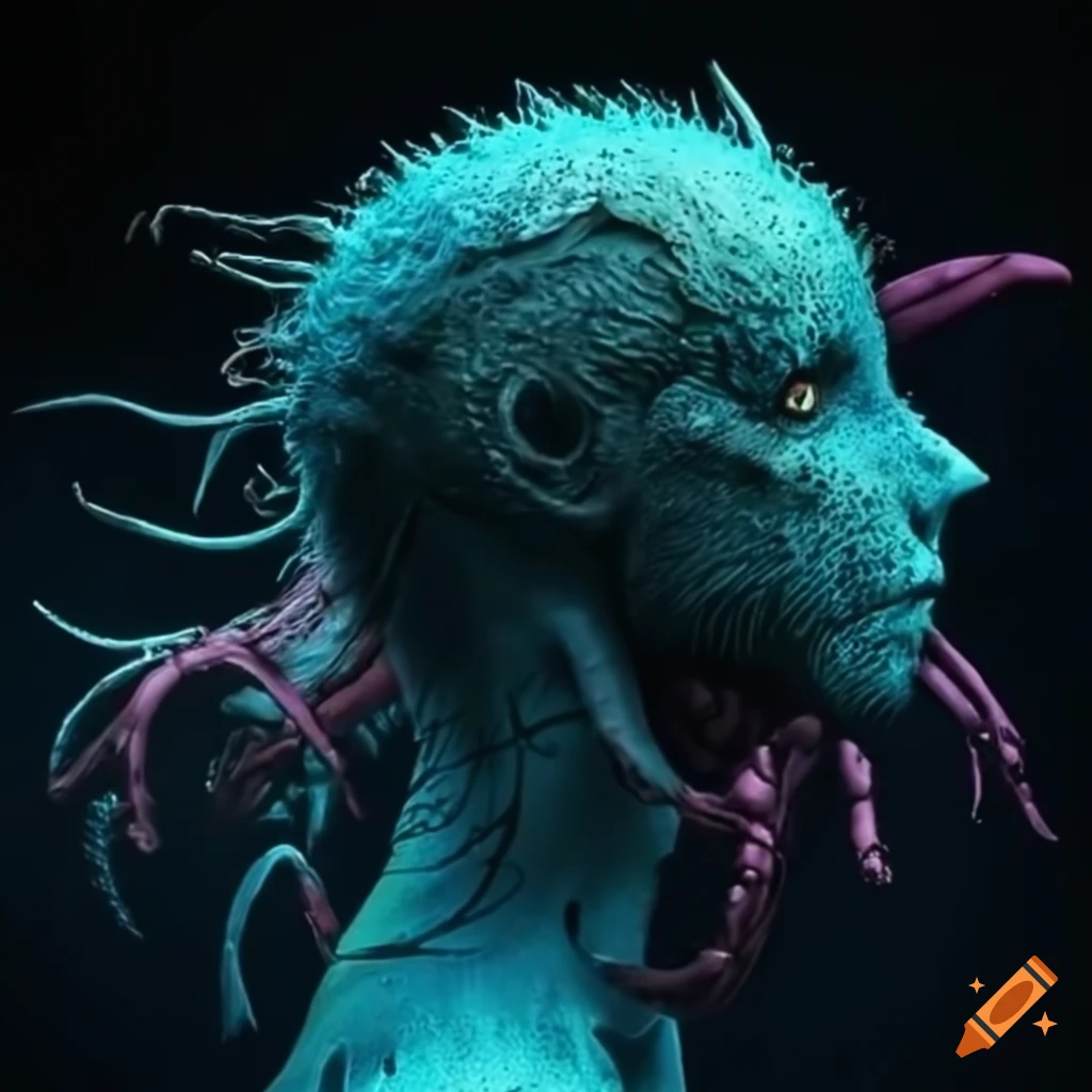 Abstract representation of symbiotic relationship on Craiyon