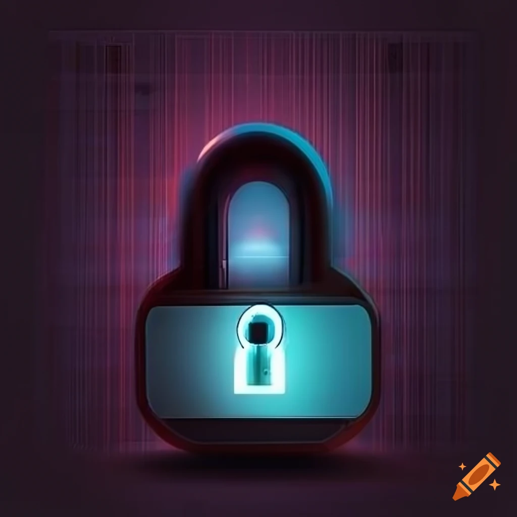 Cybersecurity concept image on Craiyon