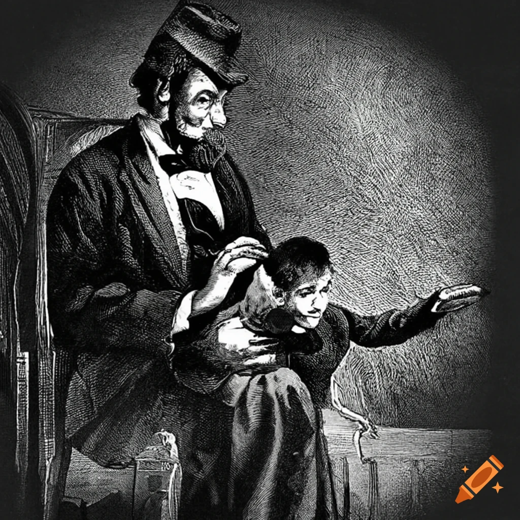 Respected abraham lincoln teaching a boy important life lessons on Craiyon