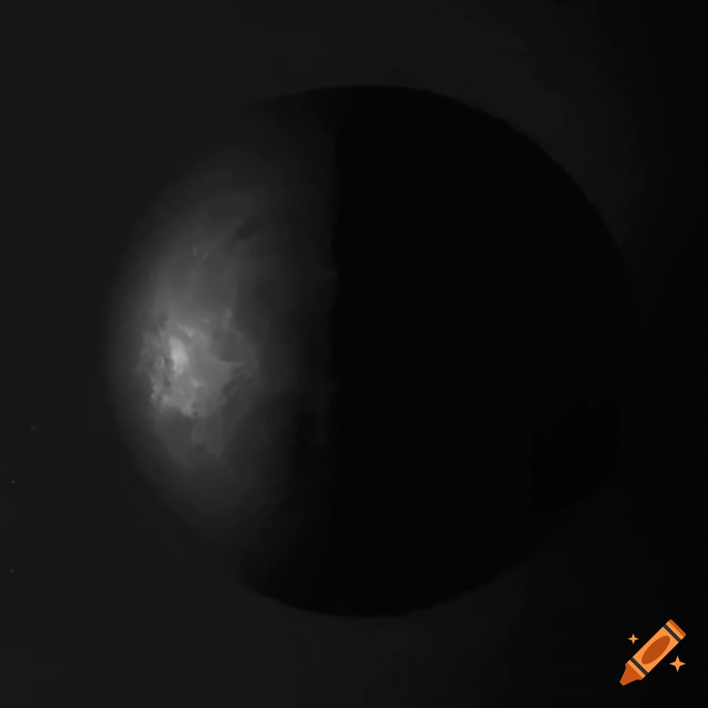 View of a desolate earth from space with an alien satellite nearby on ...