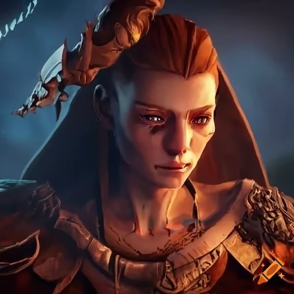 Epic last epoch fight scene on Craiyon