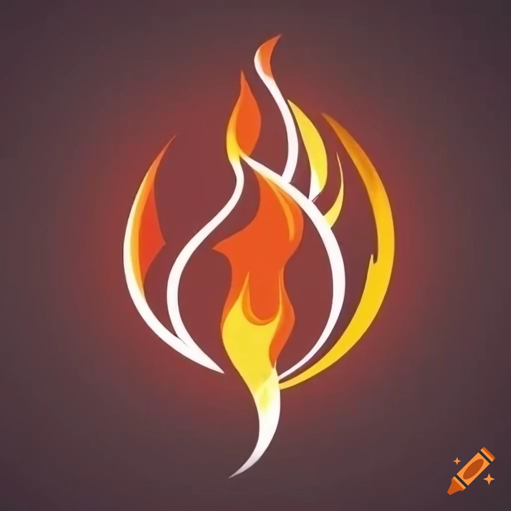 Flame logo on Craiyon