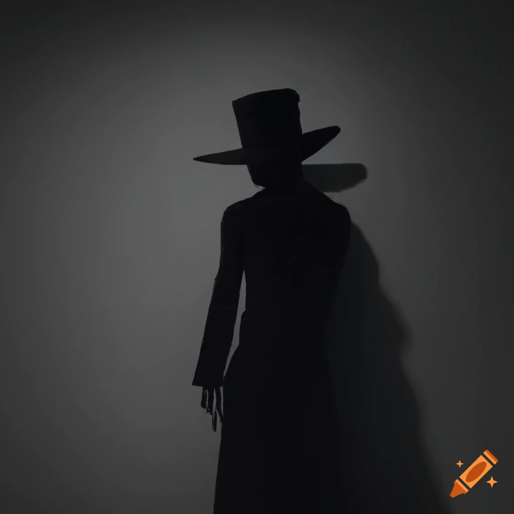 Shadow of a mysterious figure in a dark bedroom on Craiyon