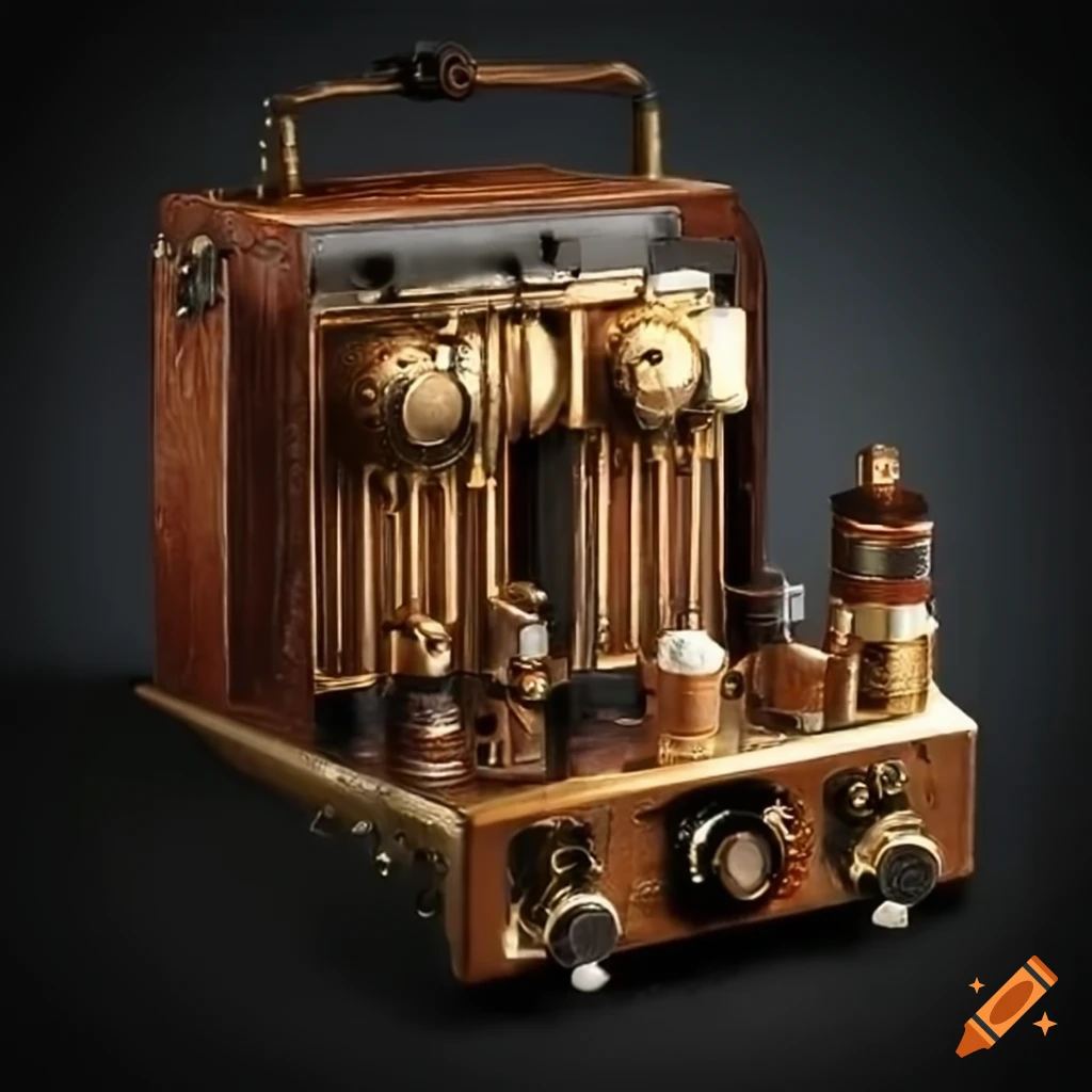 Steampunk amplifier on Craiyon