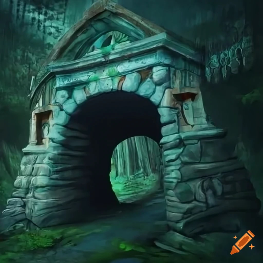 Troll under a bridge on Craiyon