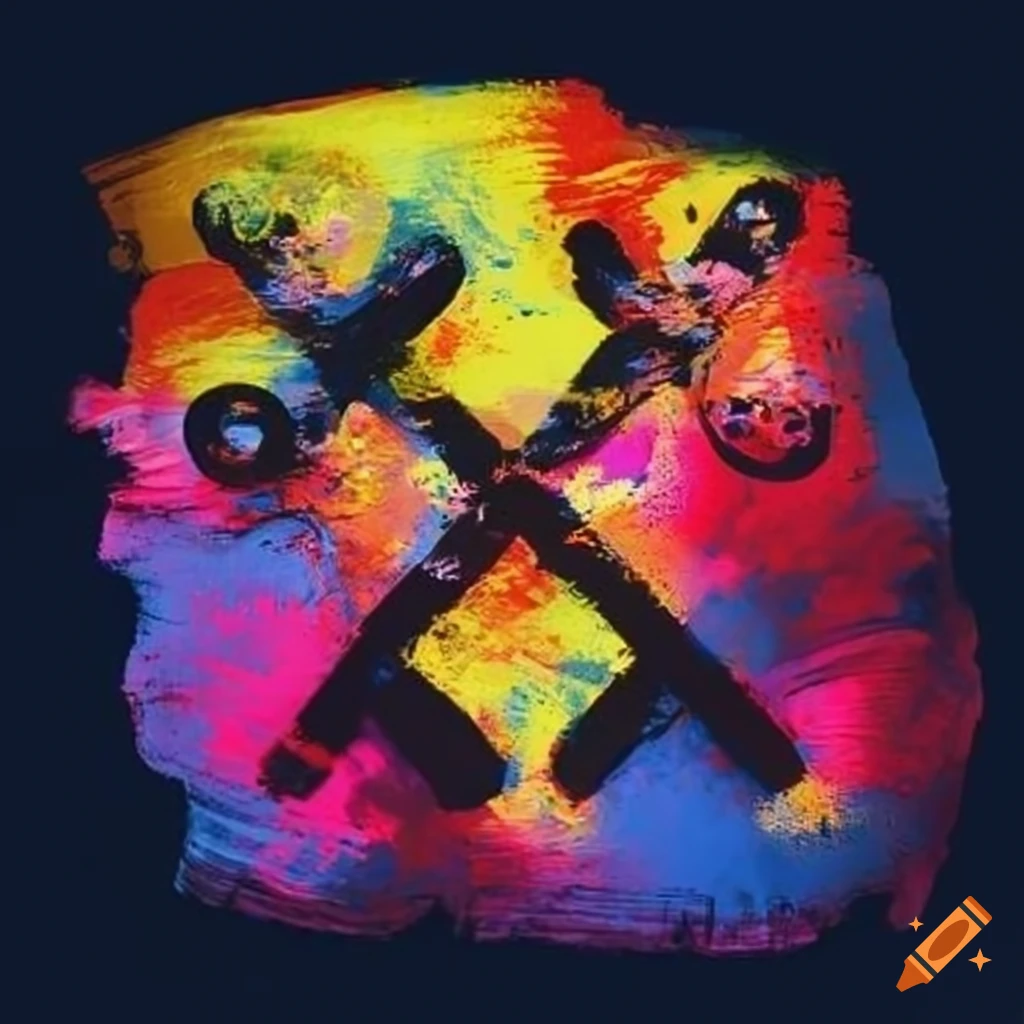 Hydrofluoric acid danger sign on Craiyon