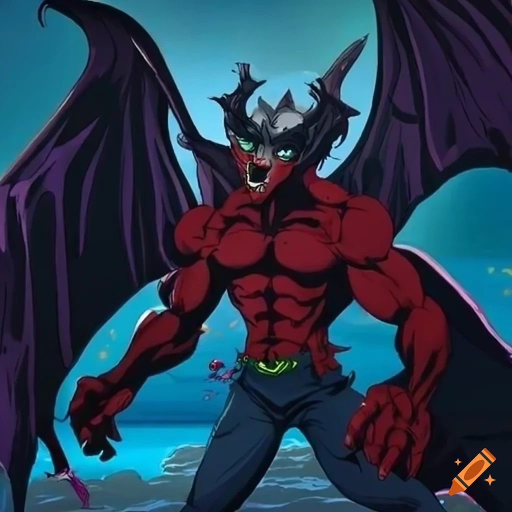 Monster girls beach party with Devilman, Guyver, Darkstalkers, and ...