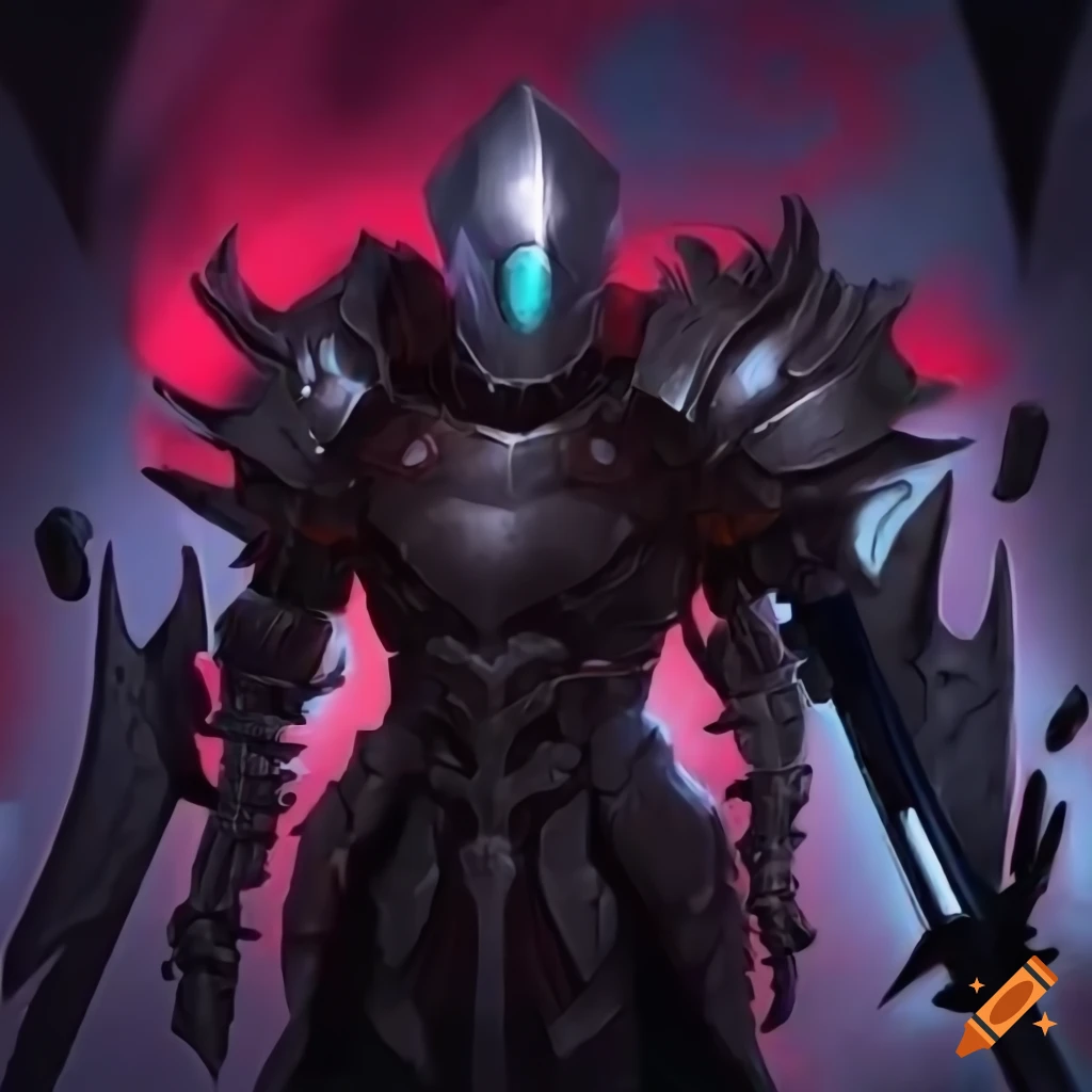 Sci-fi knight generated by crayon ai on Craiyon