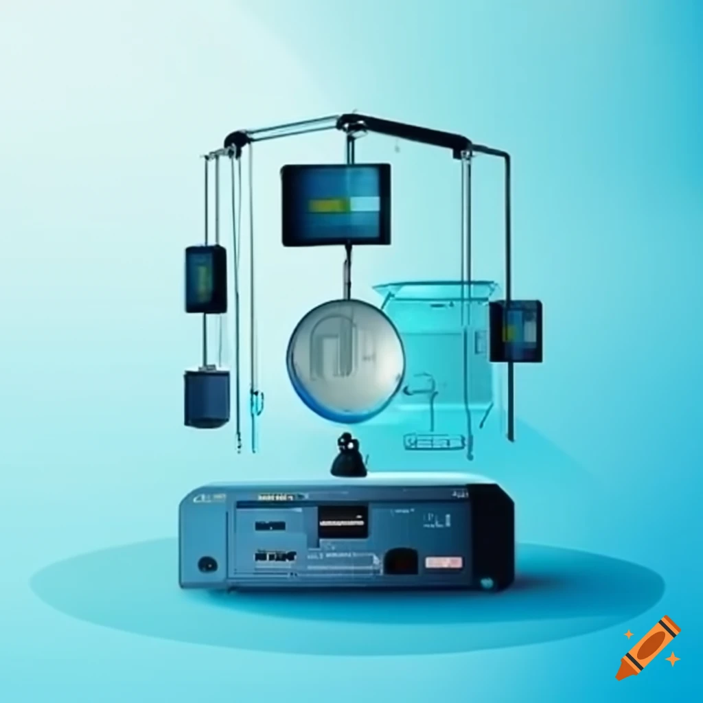 Monitoring equipment display on Craiyon
