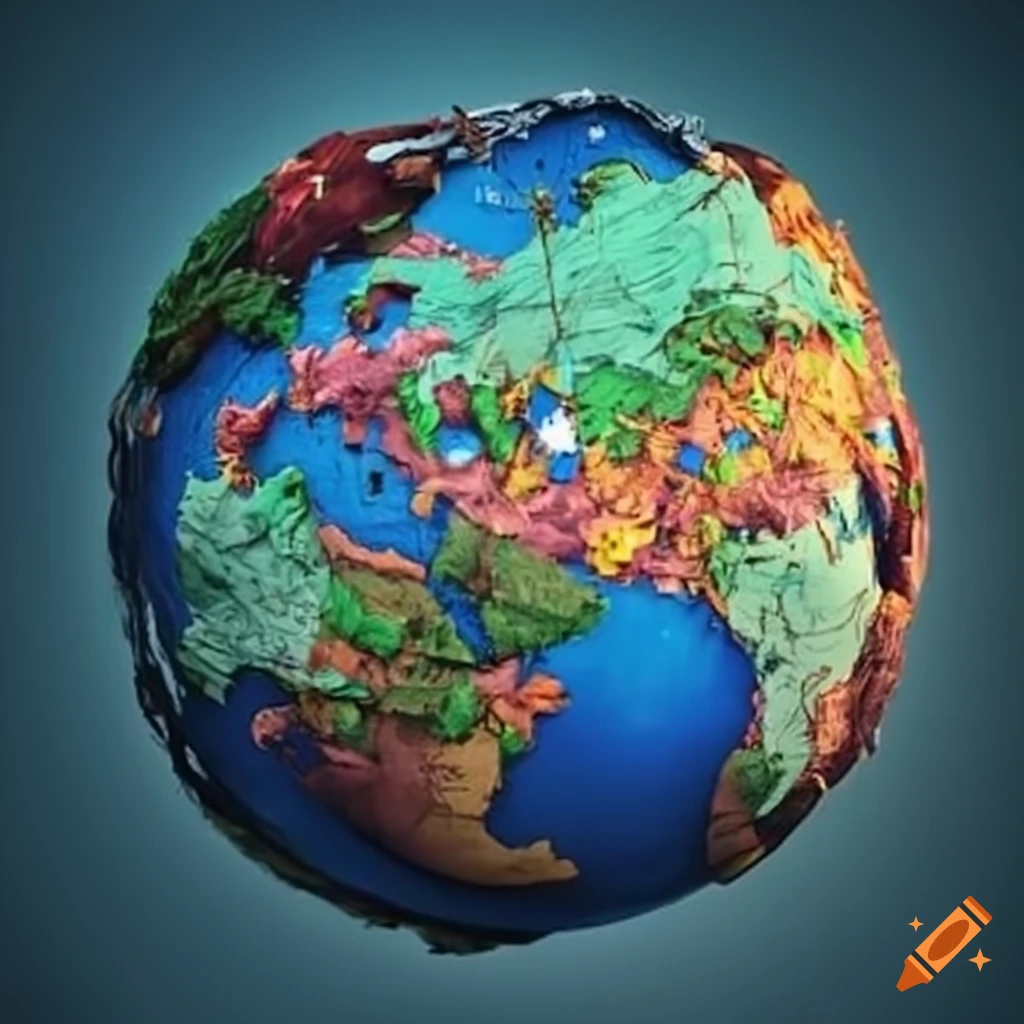 Cultural globalization with representations of nations on Craiyon