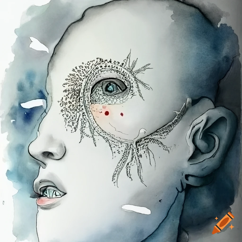 Painting illustrating the concept of time and its cyclical nature on ...