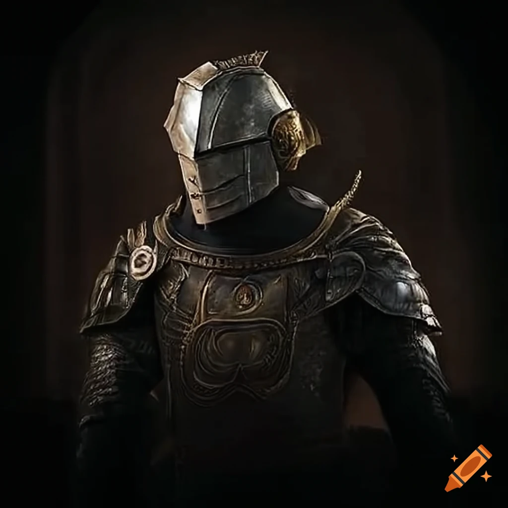 Knight in training on Craiyon