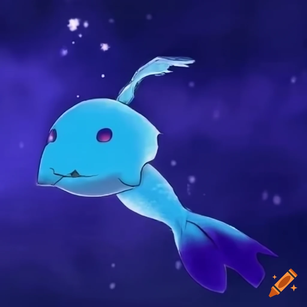 Ghost mermaid pokemon with sunken ships background on Craiyon