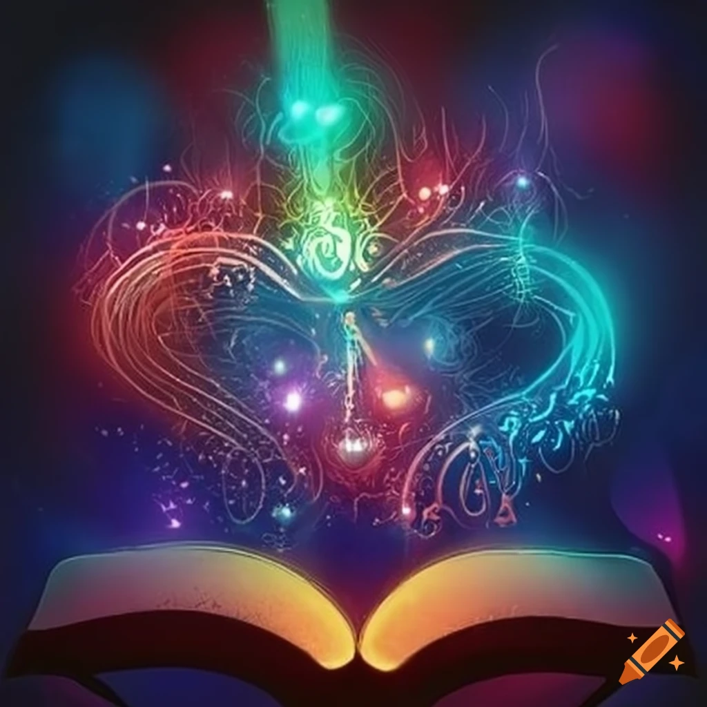 Magical word "abracadabra" in a mystical style on Craiyon
