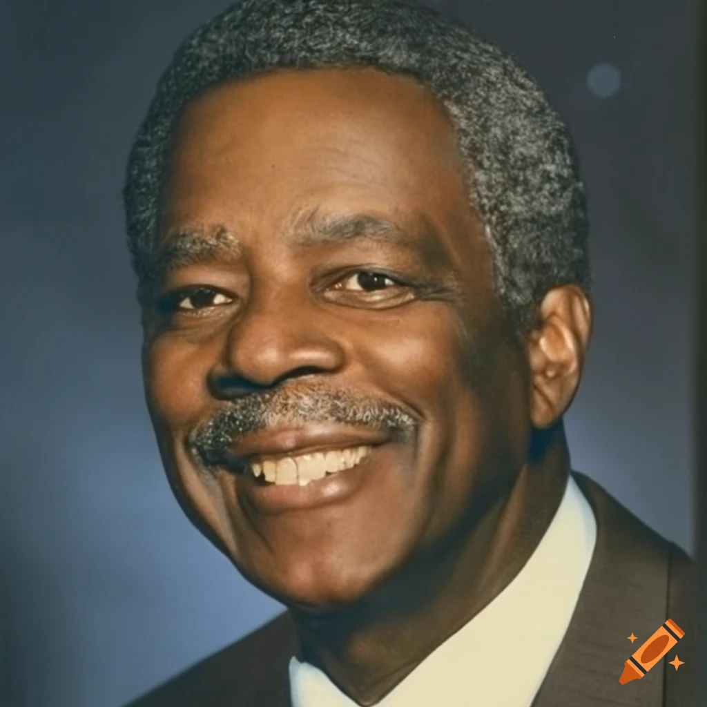 Portrait of African American Mayor Andrew Humphrey-Woody of ...