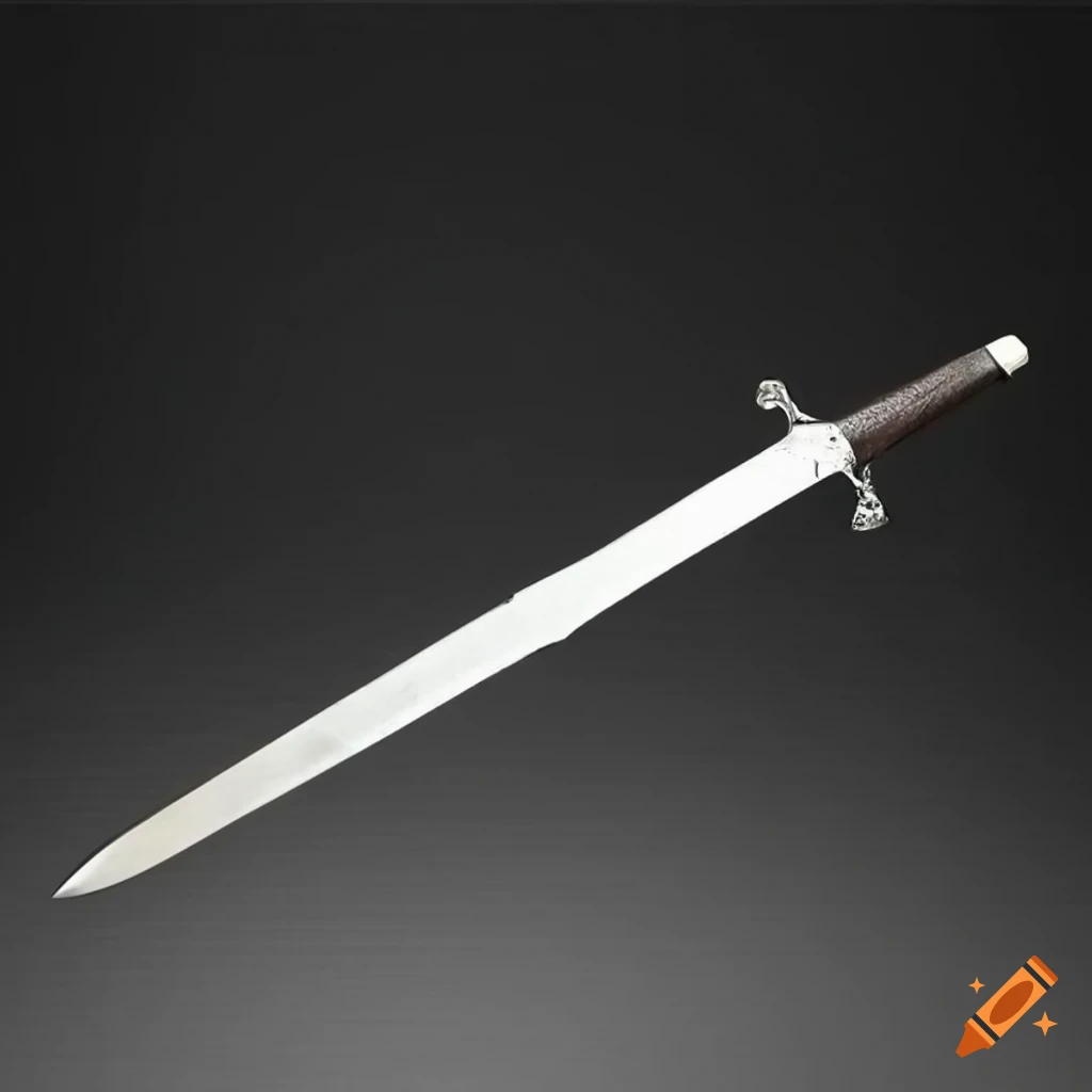 Medieval fantasy style crossed blades on Craiyon