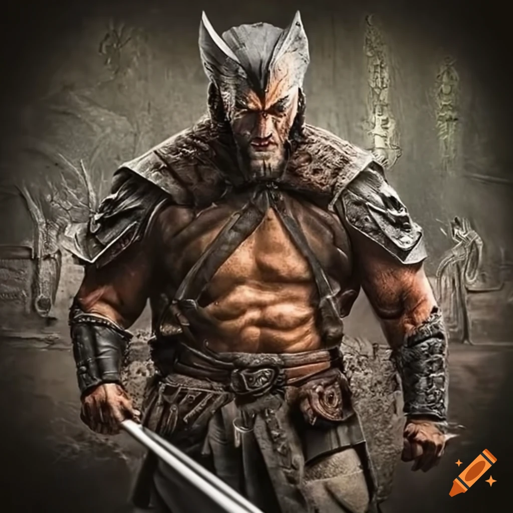 Wolverine viking norse character on Craiyon