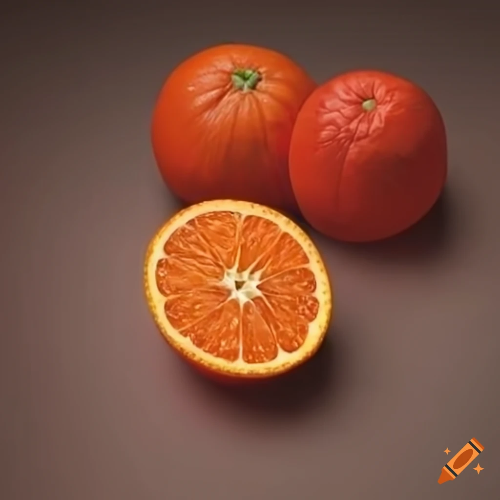 Red orange on Craiyon