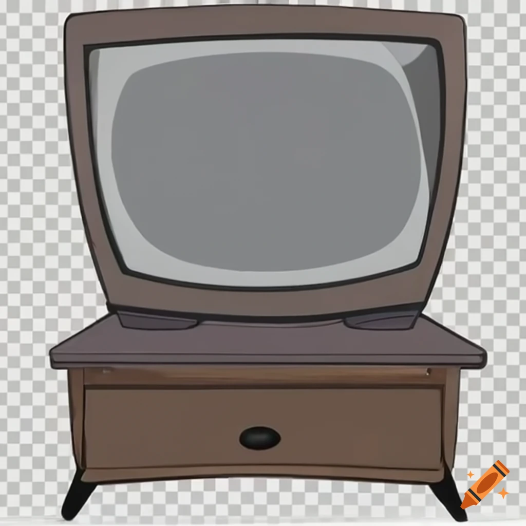 Cartoon tv table on Craiyon