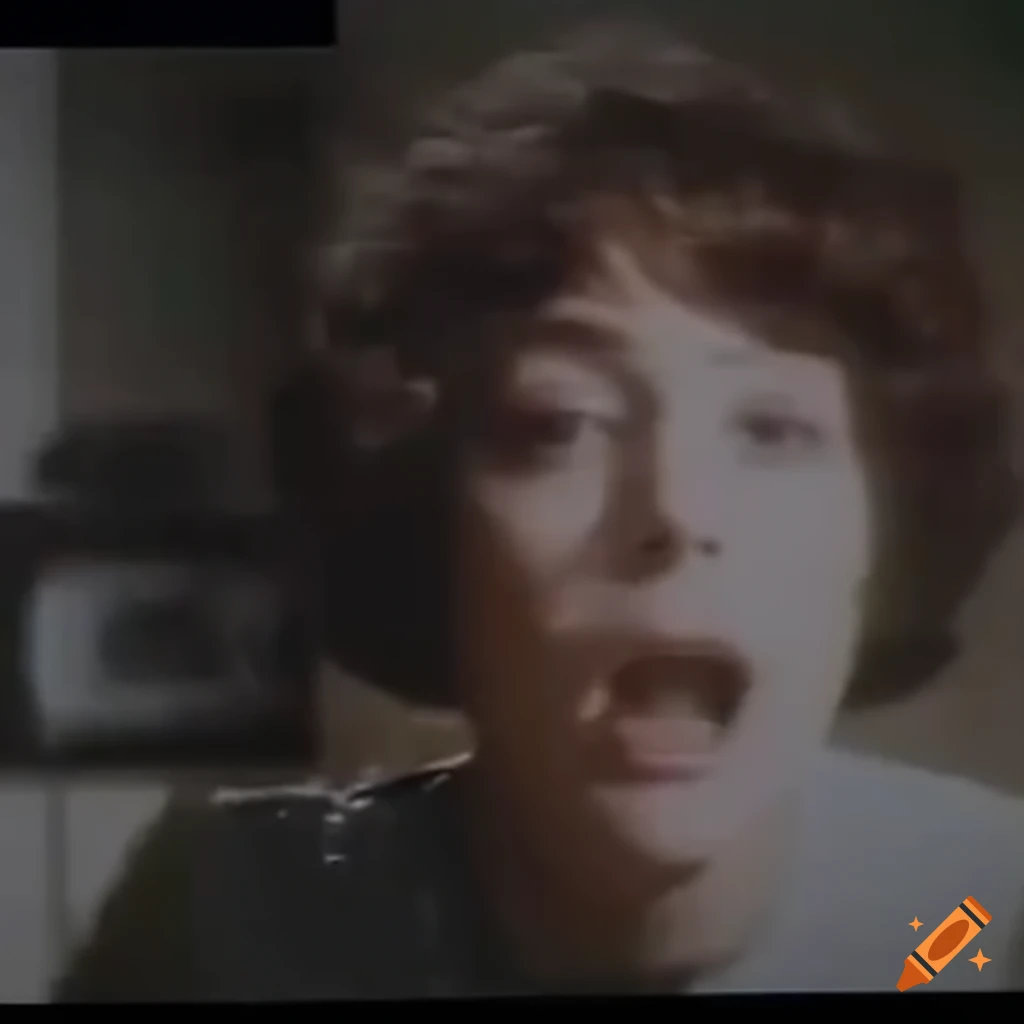 Vhs footage showing a commercial video on Craiyon