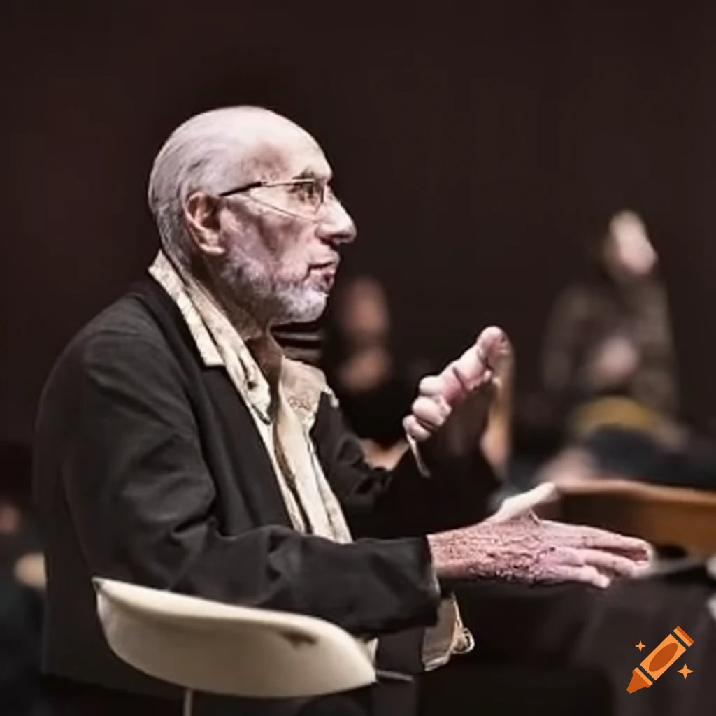 Dave markowitz giving a lecture to a large crowd of new age enthusiasts ...