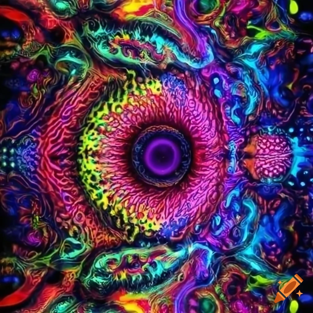 Psychedelic portal on Craiyon