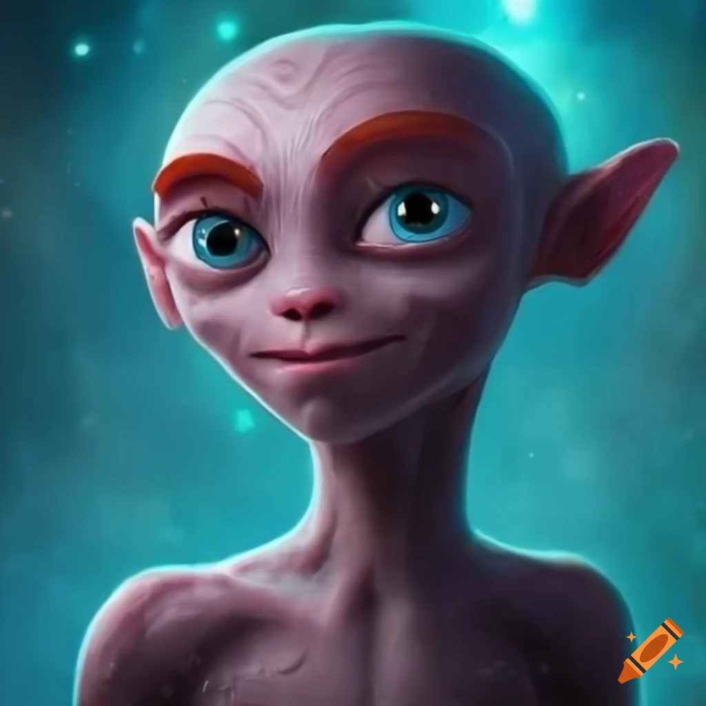 Daring young alien character concept art ready for exciting discoveries ...