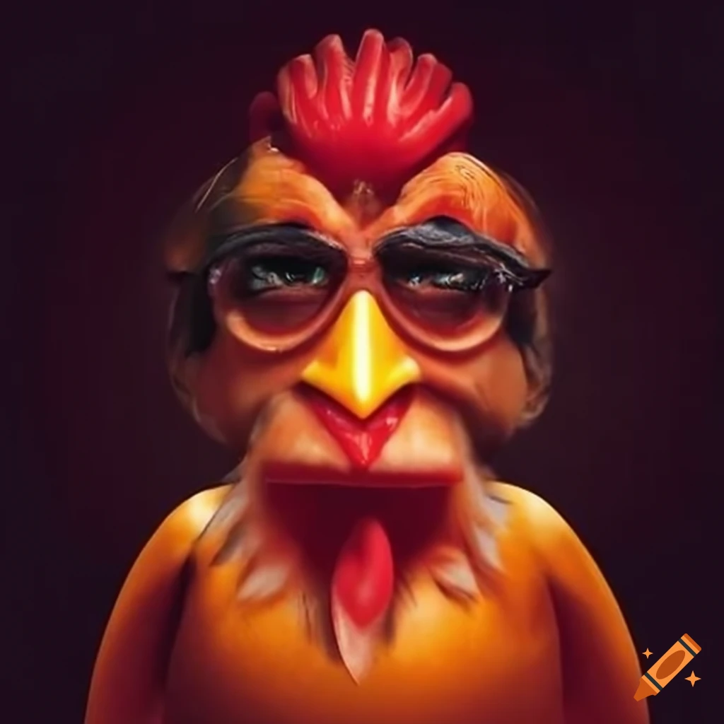 Elvis chicken on Craiyon