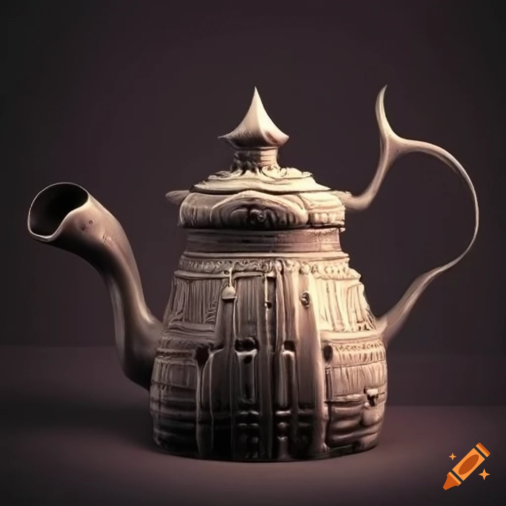 Giger teapot design on Craiyon