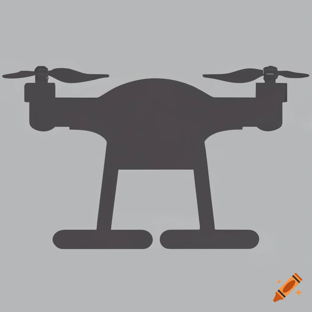 Drone pictogram on Craiyon