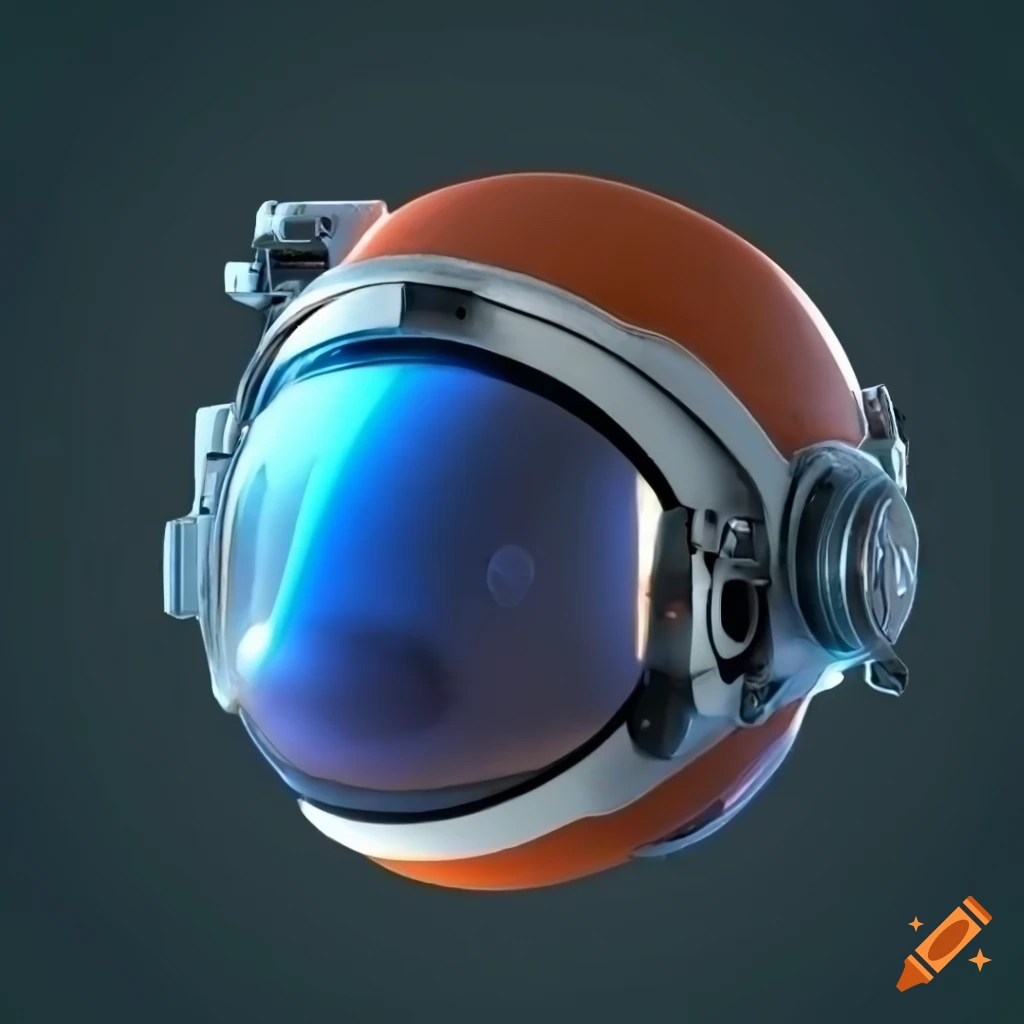 3d render of an astronaut helmet on Craiyon