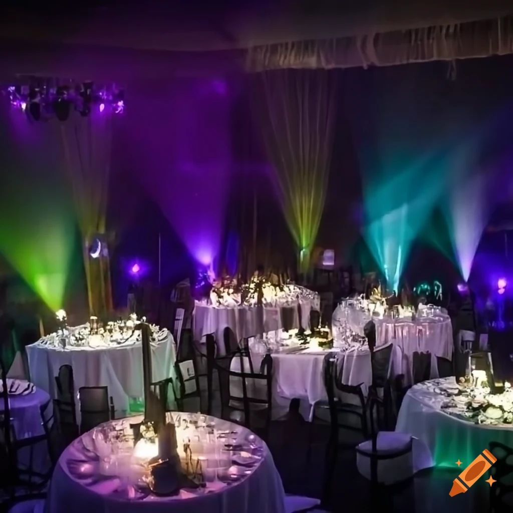 Event party lights on Craiyon