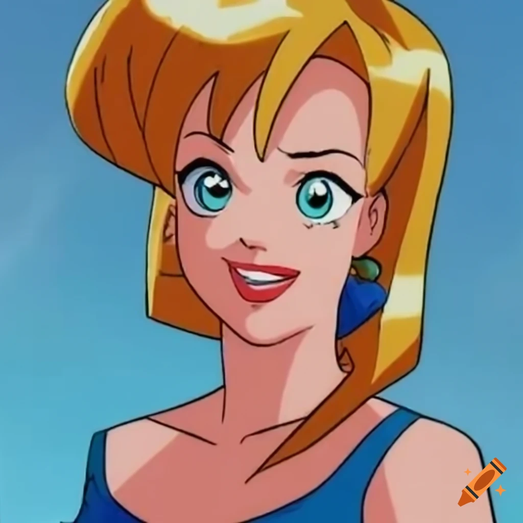 Melissa joan hart in a totally spies inspired electric blue vest outfit ...