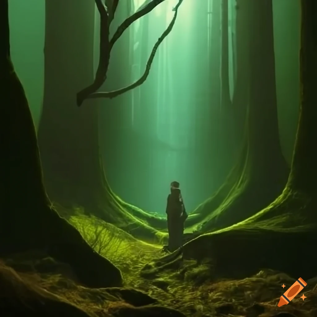 Deep forest on Craiyon