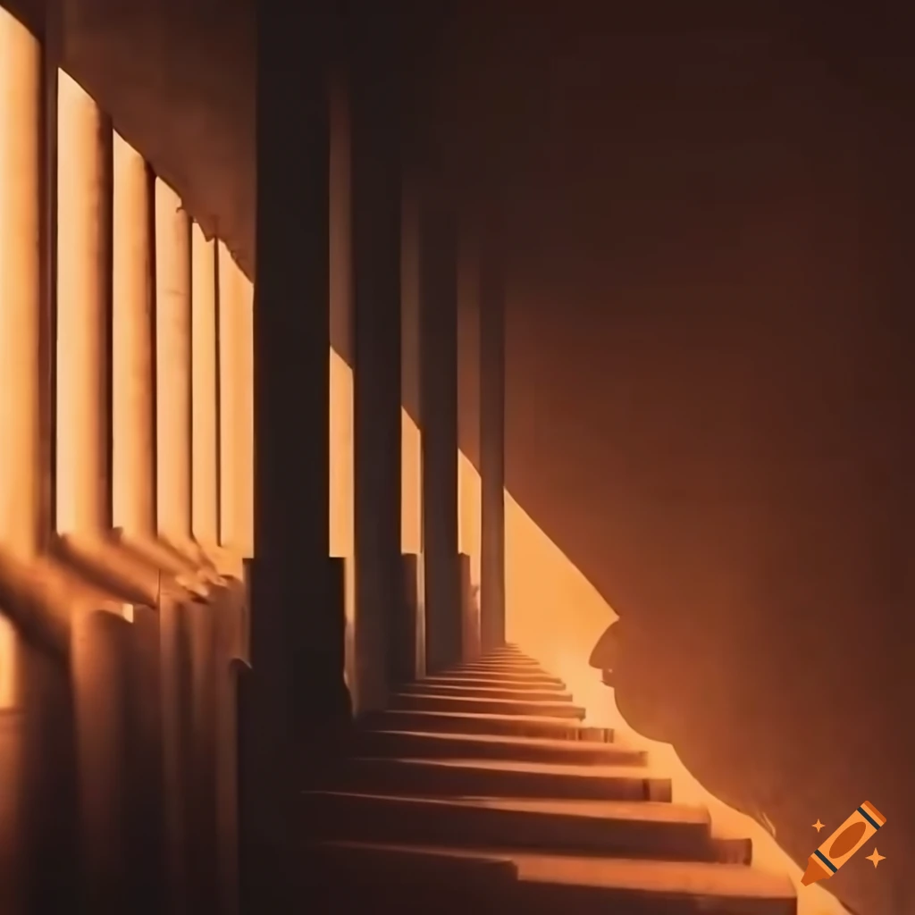 Roman greek architecture in brutalist style in 4k resolution on Craiyon