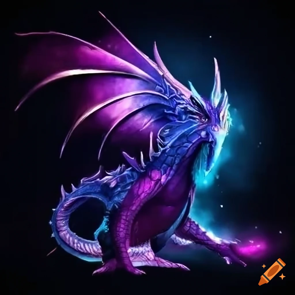 Star dragon on Craiyon