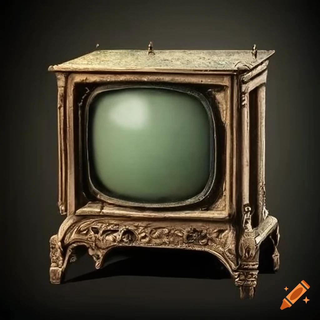 Ancient roman bronze television set on Craiyon