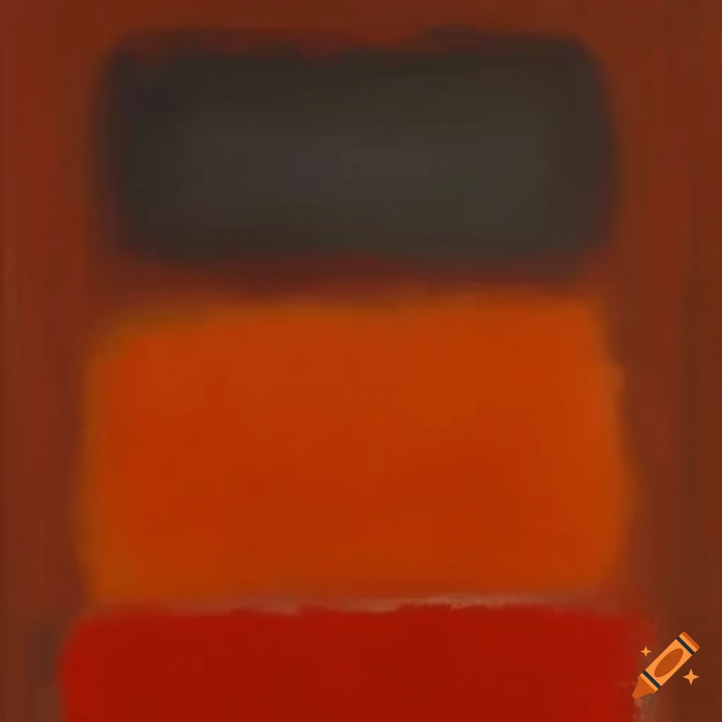 Abstract painting in the style of rothko on Craiyon