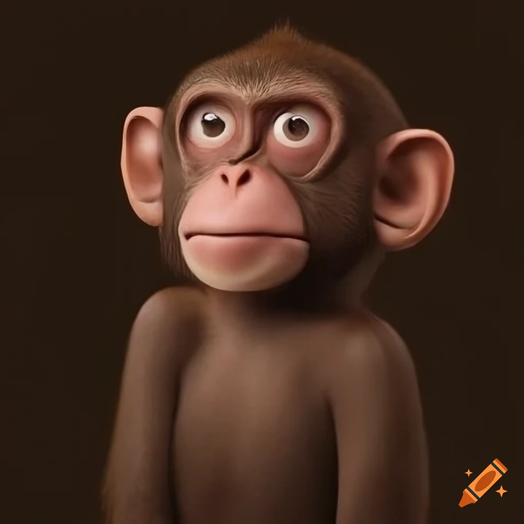 Autistic monkey on Craiyon