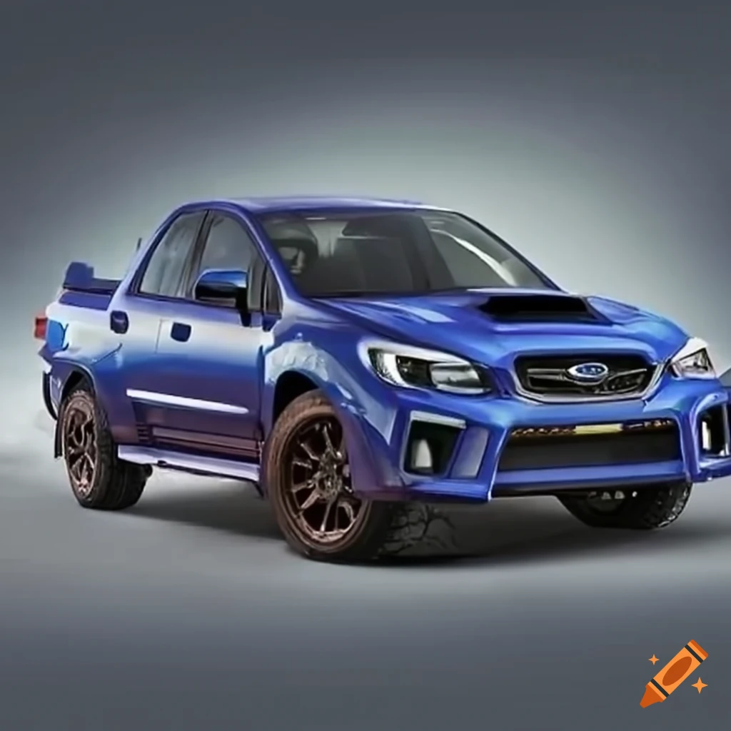 Subaru wrx pickup truck on Craiyon
