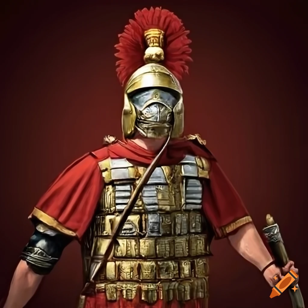 Ancient roman soldier on Craiyon